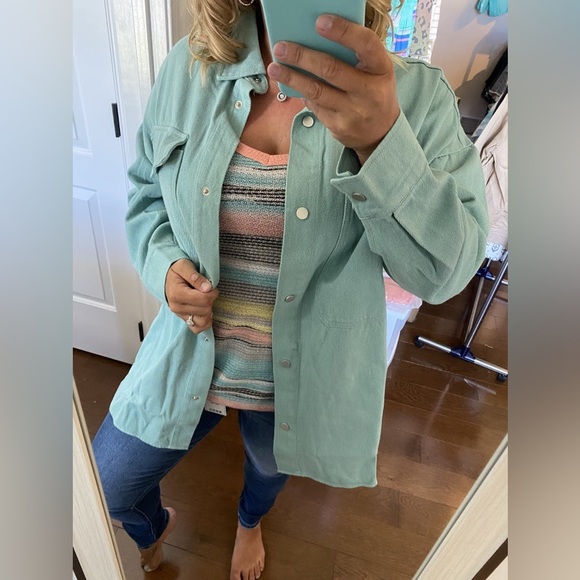 Peach Love California | Jackets & Coats | Nwt Peach Love Oversized ...